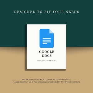 Resume Template, CV Template Google Docs, Professional Resume Template ...