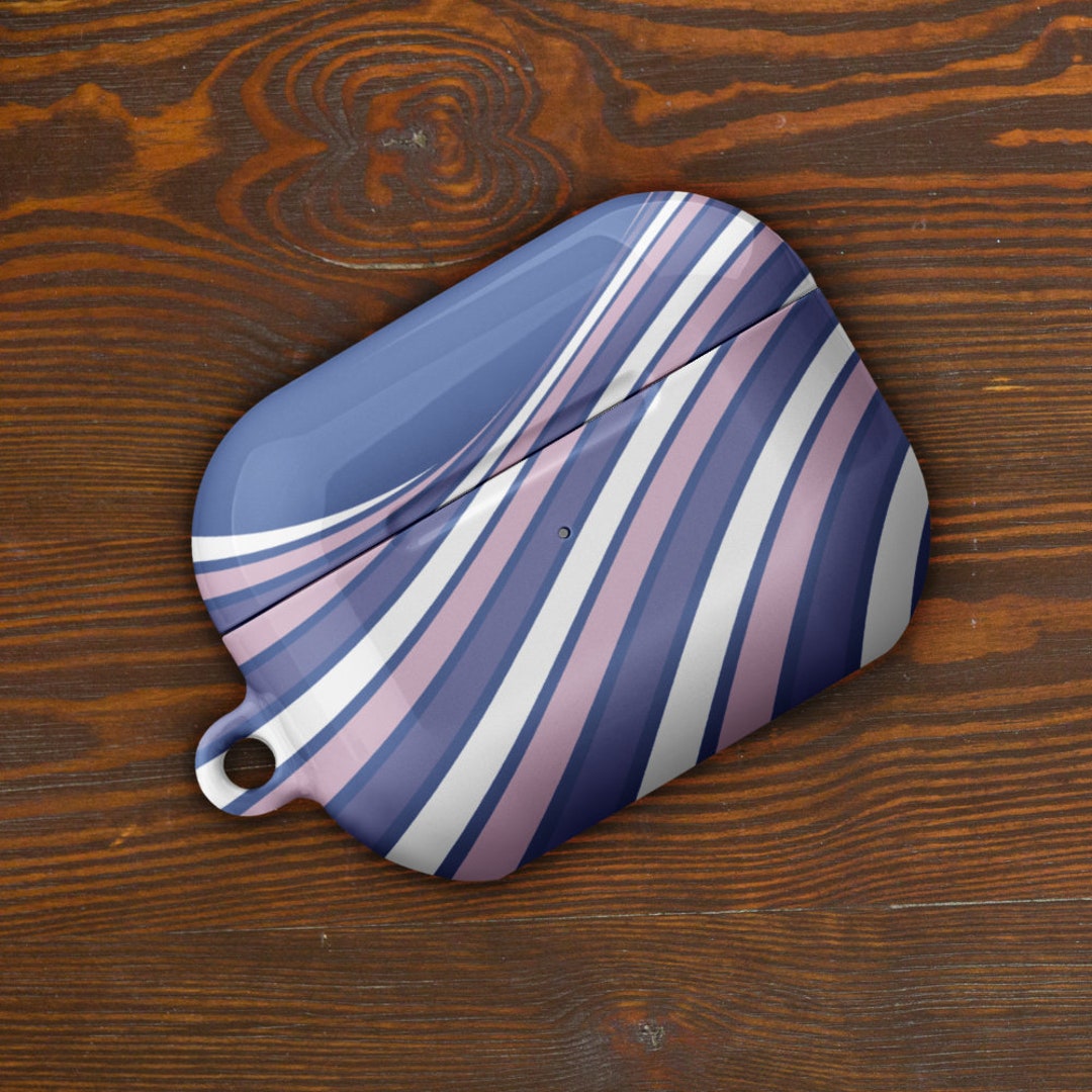 Purple Waves Custom Airpods Pro Case | Tough Airpods Case - Etsy