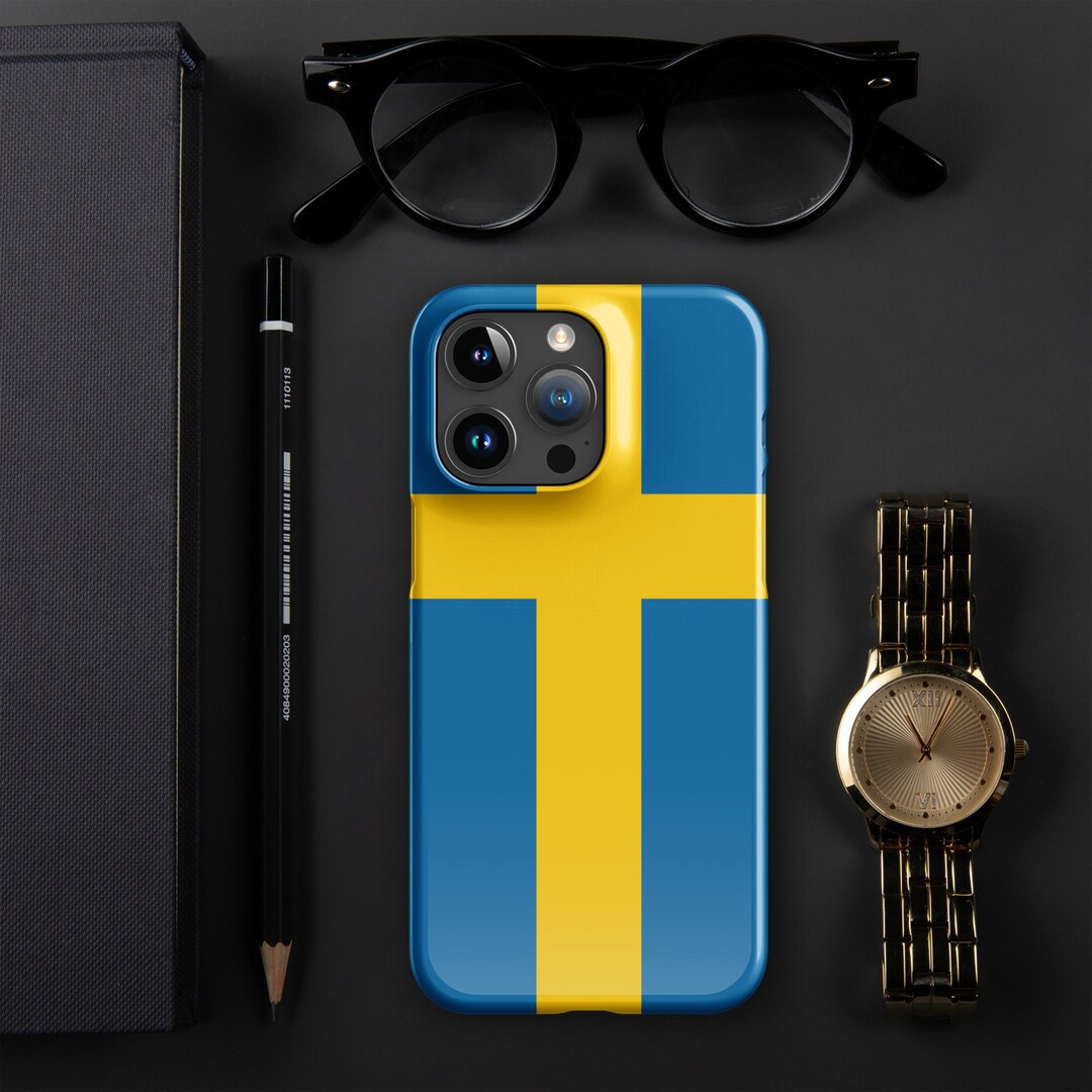 Swedish Flag iPhone Case, Blue and Gold (matte or Gloss) - Etsy