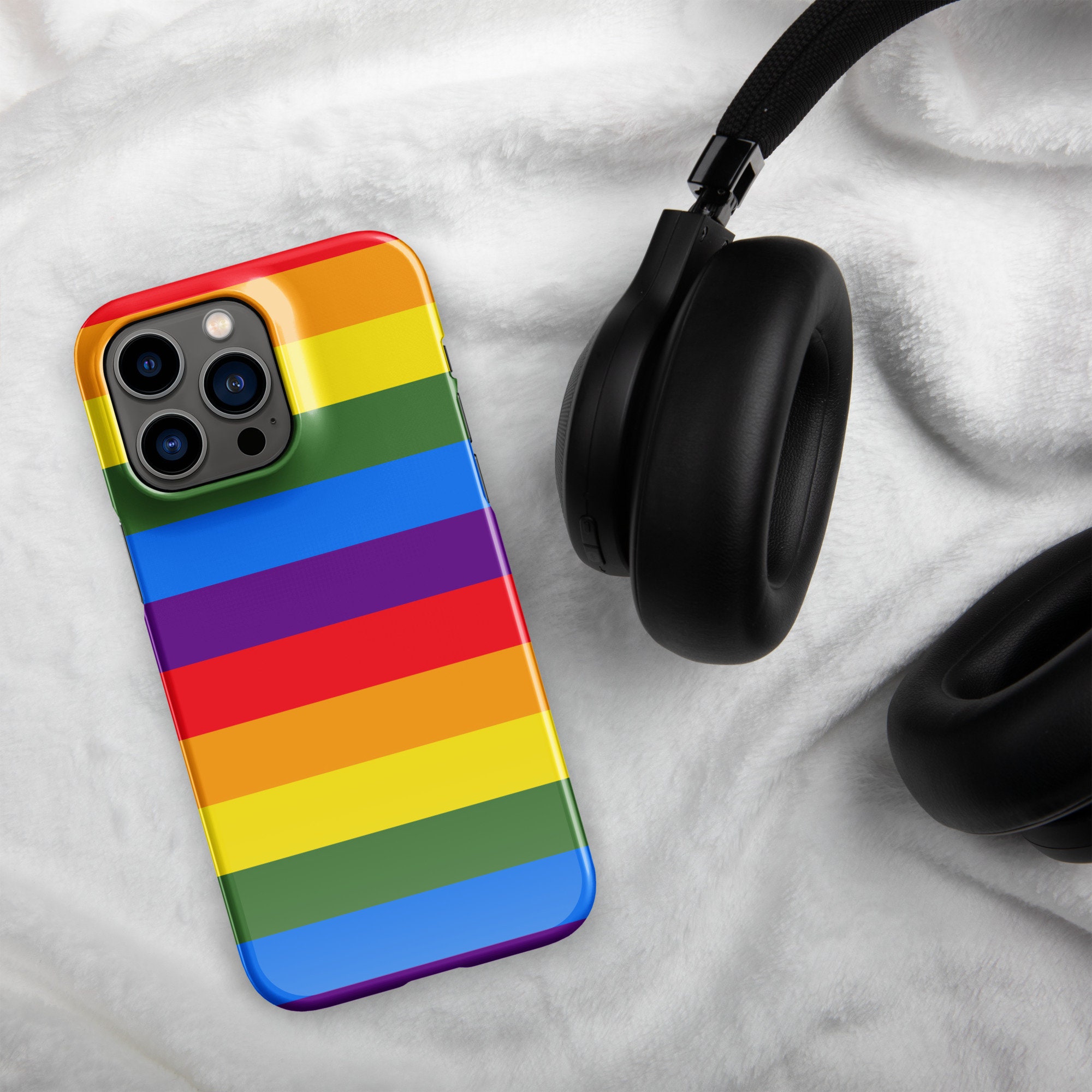 Premium Pride Flag Simple Aesthetic Phone Case Cute Phone - Etsy
