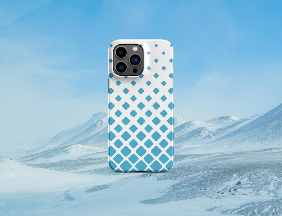 Premium Ascending Blue Squares Design | Aesthetic Phone Case | iPhone ...