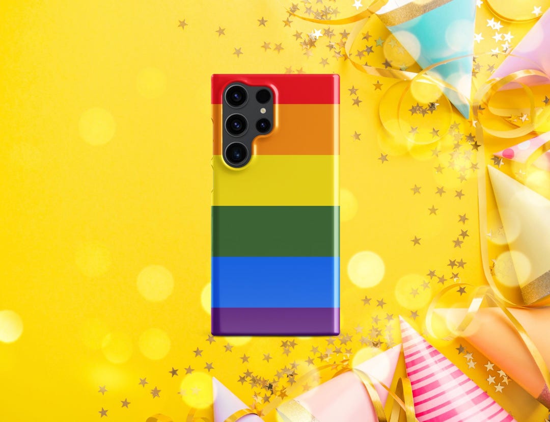 Pride Flag LGBTQ Samsung Galaxy S24 Ultra Case - Rainbow Phone Cover - Etsy