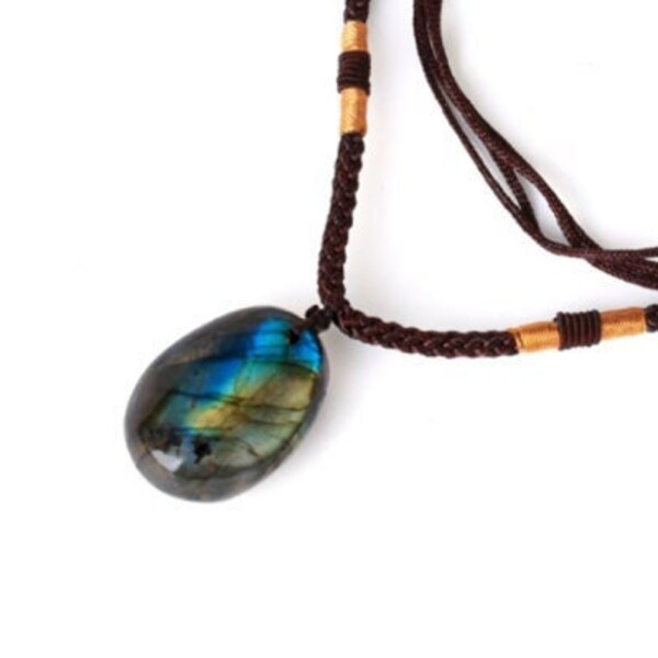 Spectrolite Pendant - Etsy