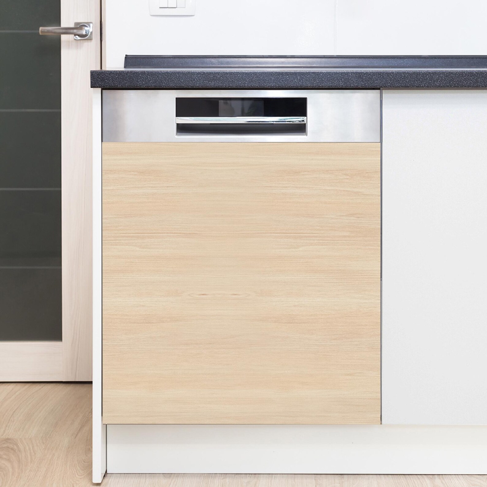 Decorative Dishwasher Magnet Cover – Wood Magnetic Wrap for Kitchen ...