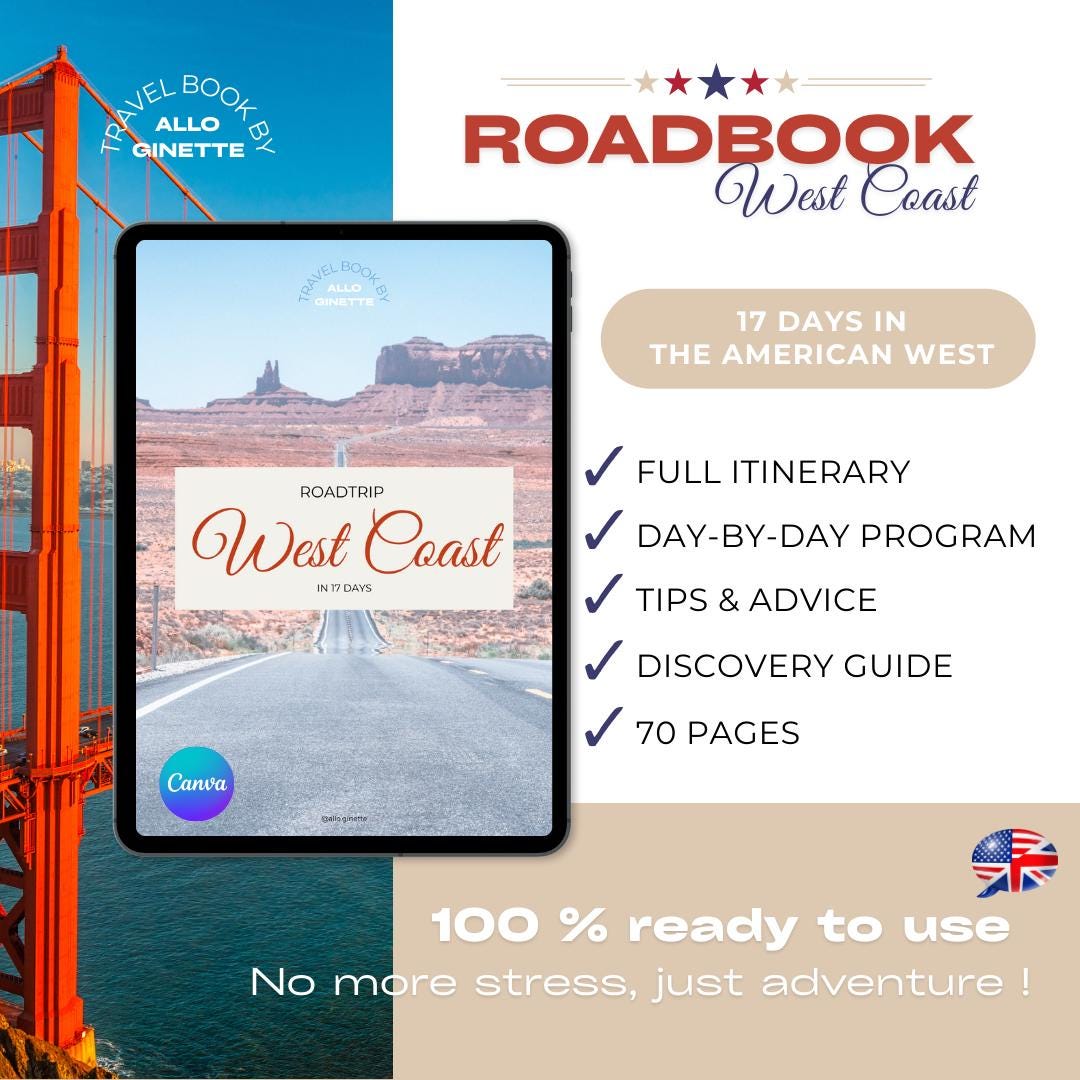 Roadbook USA – Customizable Road Trip Guidebook for the American West ...