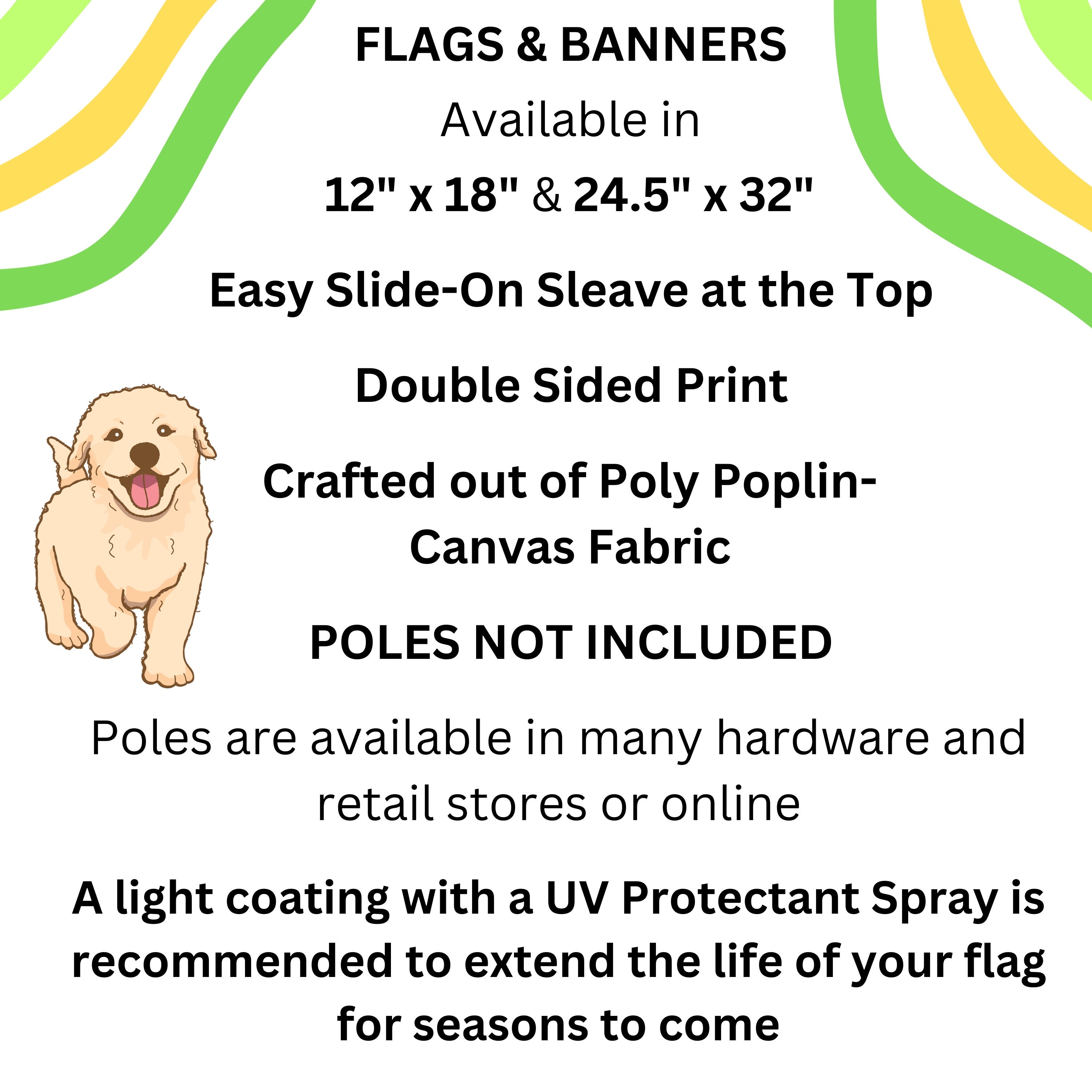 Pomeranian Dog Flag, Dog Watercolor Art, Cream Pomeranian, Garden ...