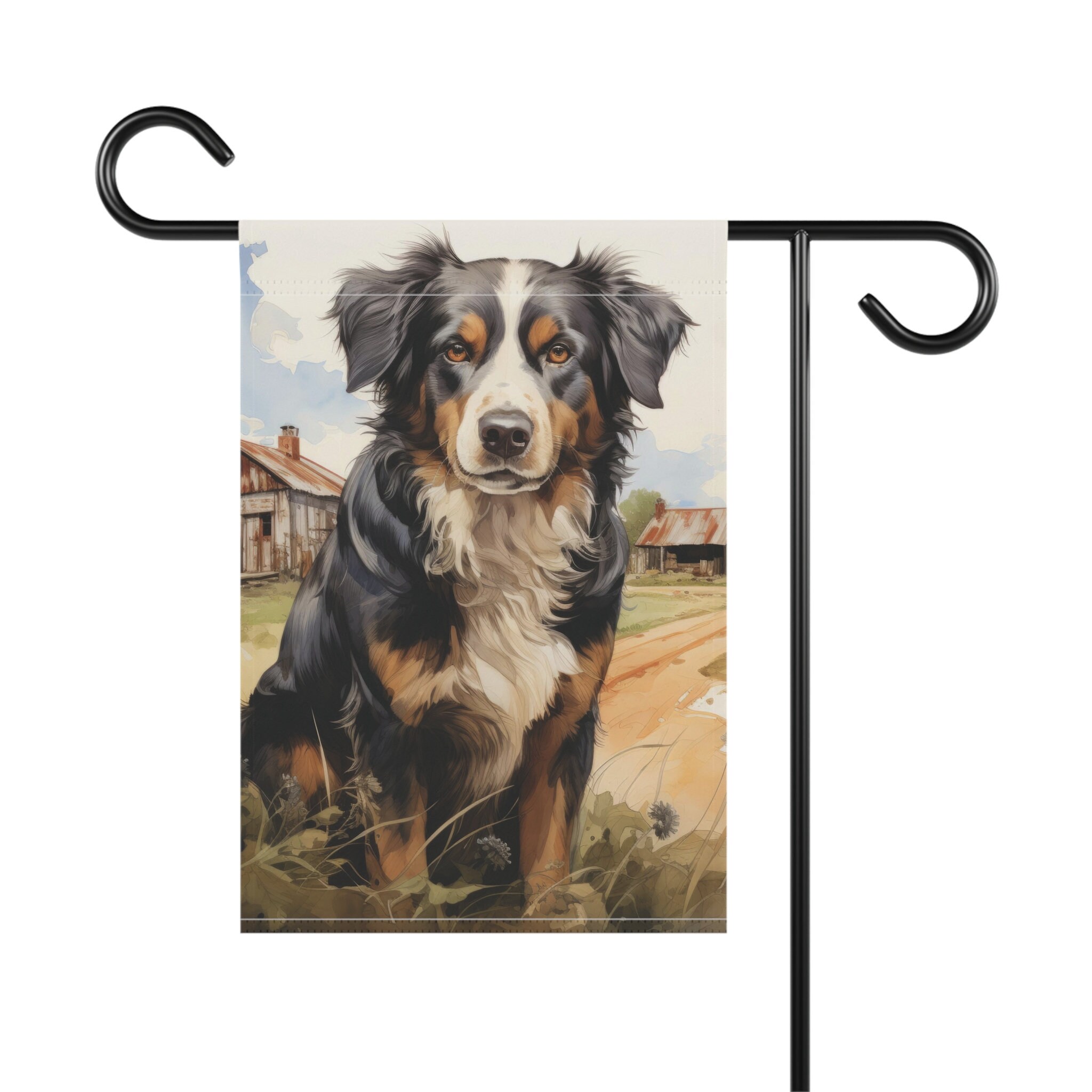 Australian Shepherd Garden & House Banner, Outdoor Dog Flag, Lawn ...