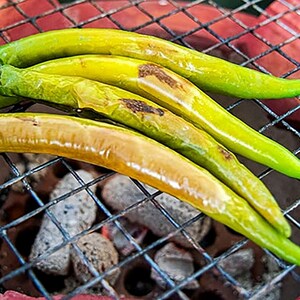 Noom Thai Chili Seeds 10 Organic Green Pepper Seeds, Spicy Home ...