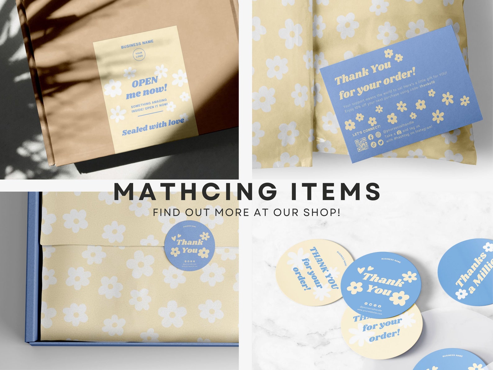 Retro Receipt Template, Custom Business Receipt, Canva Printable Small ...