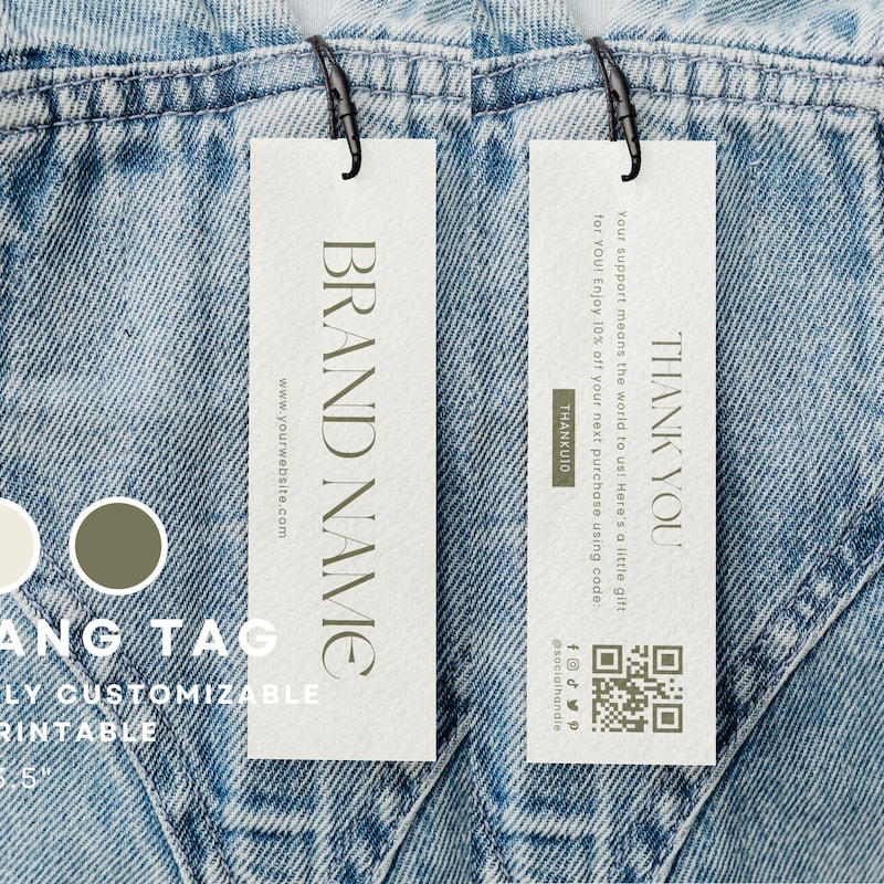 Custom Clothing Hang Tags - Etsy