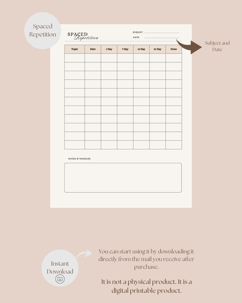 School Planner Back to School Minimalist Aesthetic Planner - Etsy