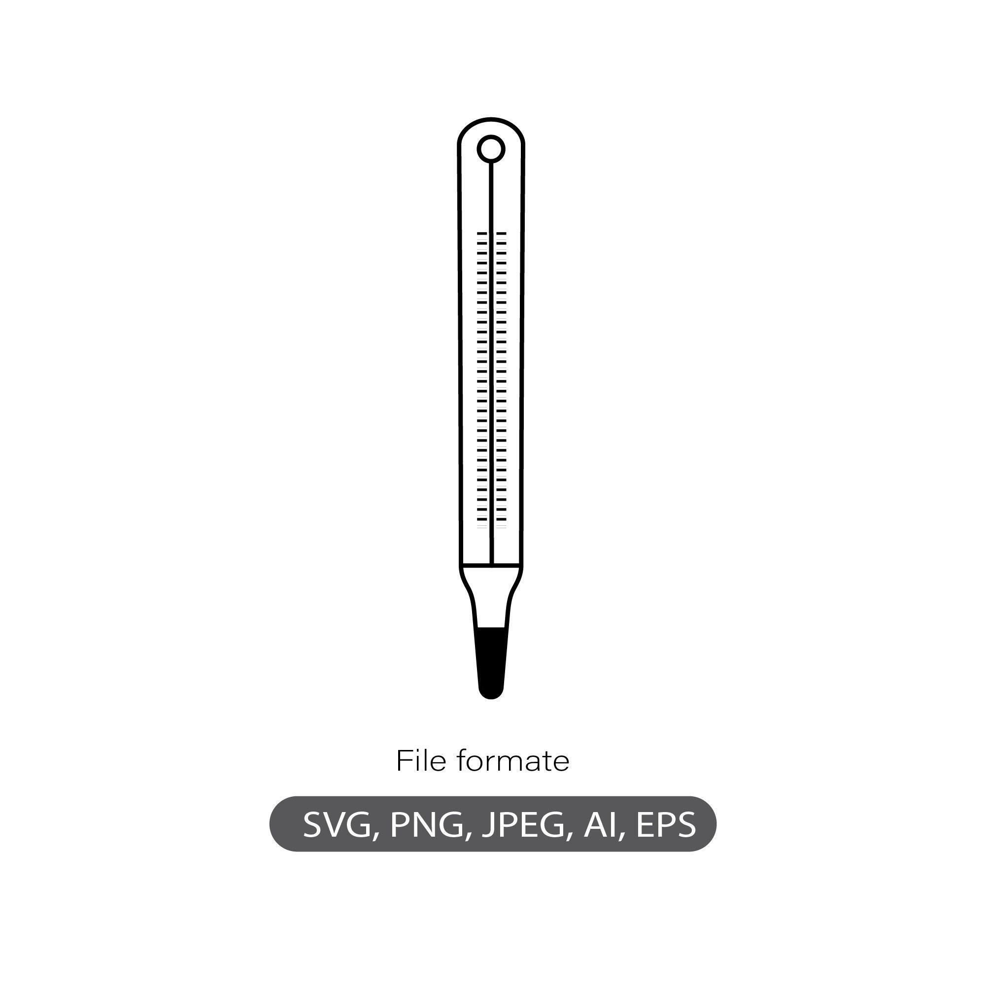 Mercury Thermometer Clip Art