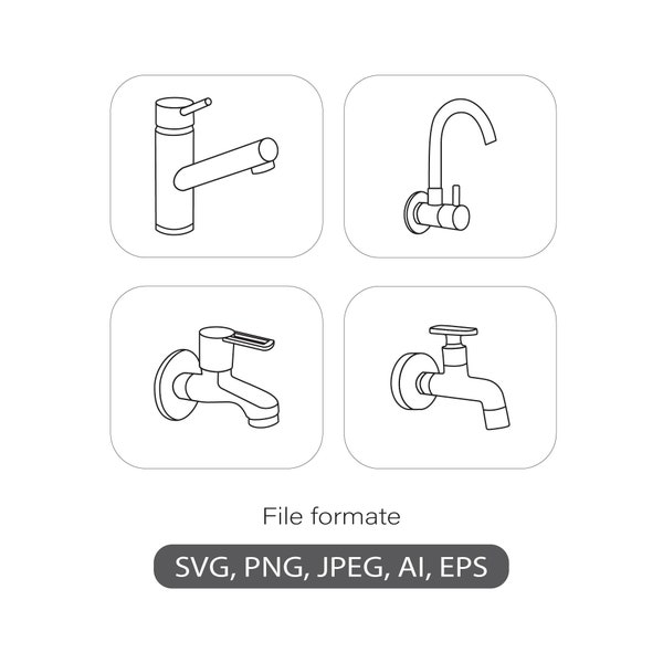 Faucet Svg - Etsy