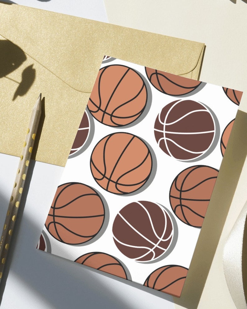 Basketball Surface Pattern Design, Basketball Wallpaper, Basketball ...