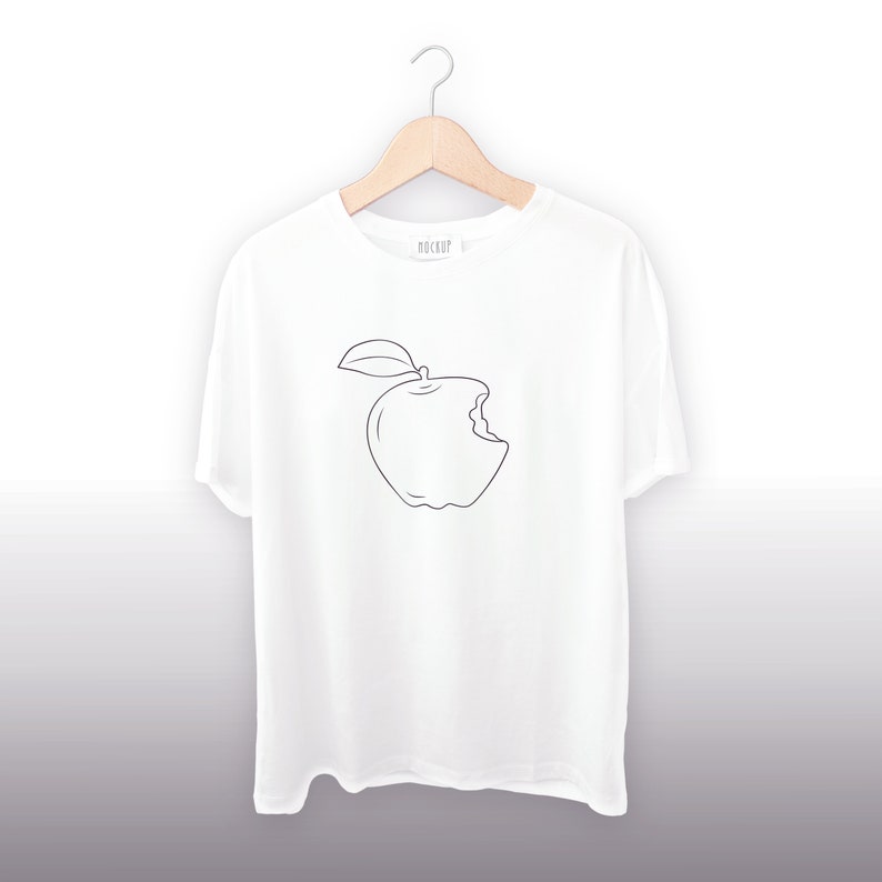 Apple SVG, Apple Transparent Vector File, Apple Clipart, Apple Line Art ...