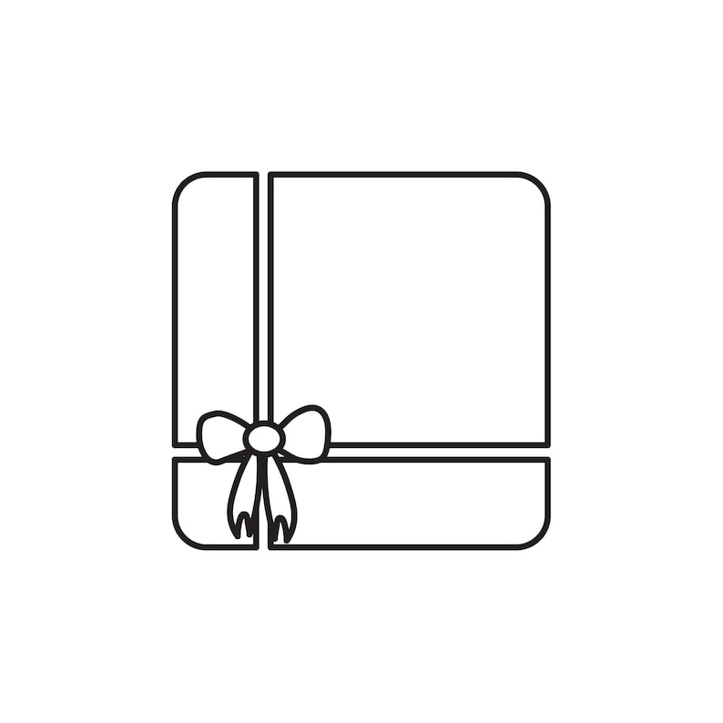 Gift Box Vector Svg, Gift SVG, Gift PNG, Gift Box Clipart for Designing ...