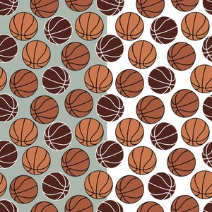 Basketball Surface Pattern Design, Basketball Wallpaper, Basketball ...