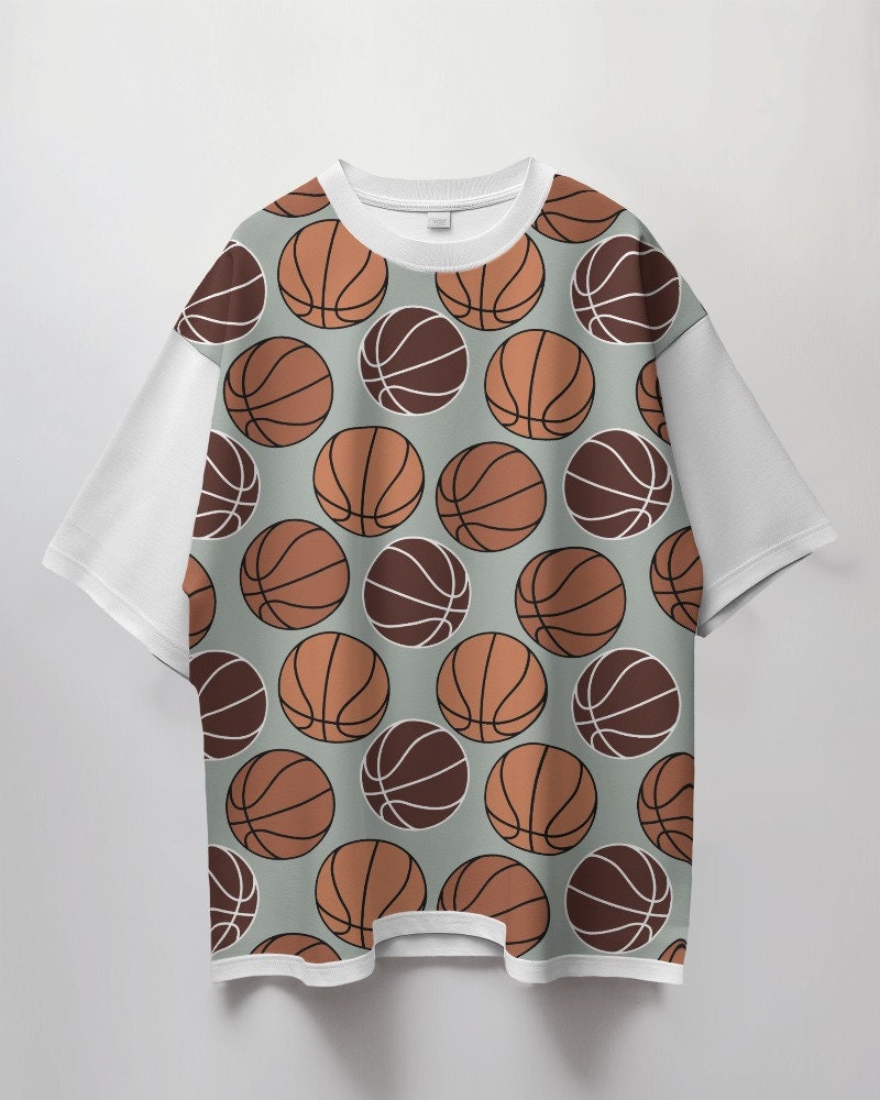 Basketball Surface Pattern Design, Basketball Wallpaper, Basketball ...