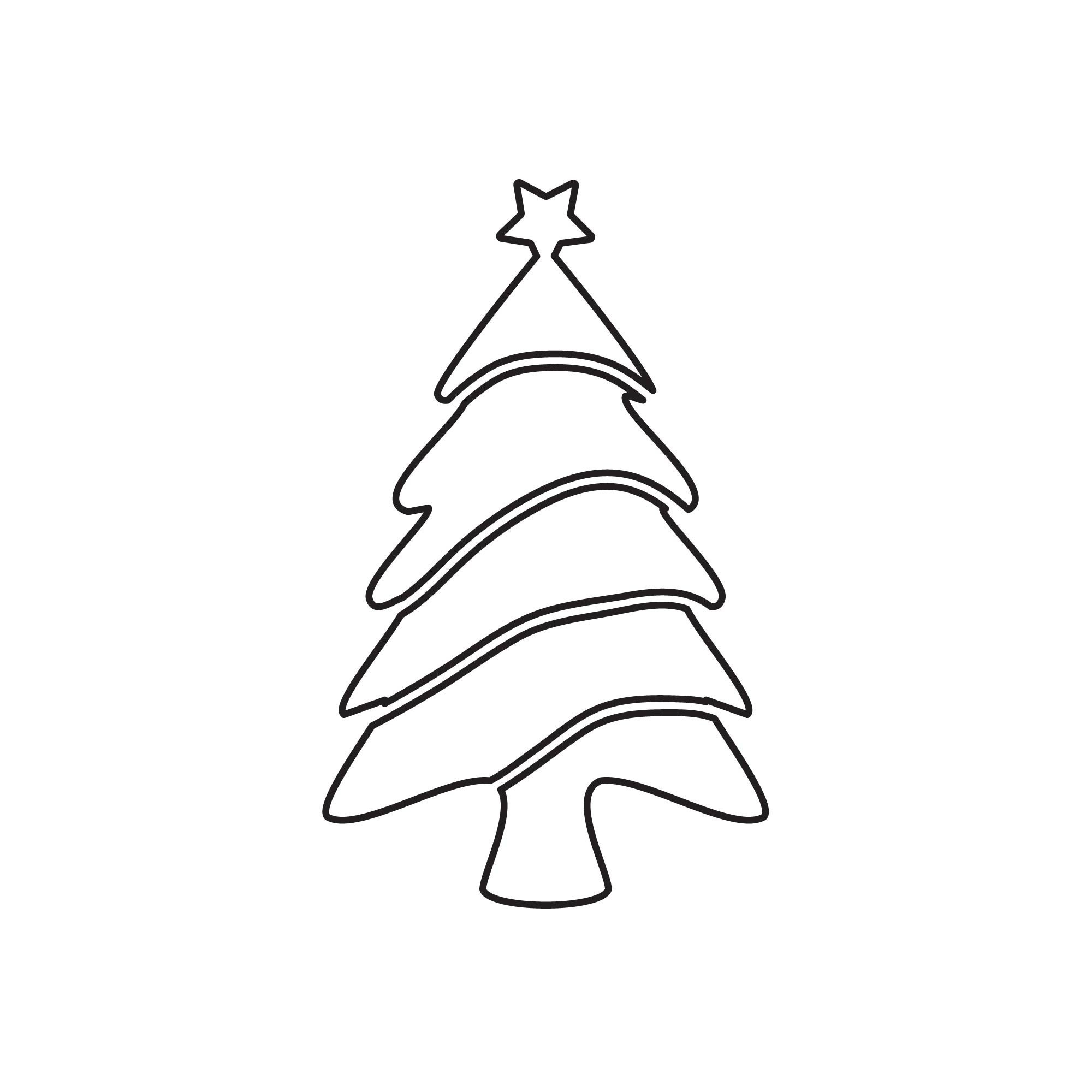 Christmas Tree SVG Bundle, Xmas Tree SVG Bundle, Xmas Tree Cut Out ...