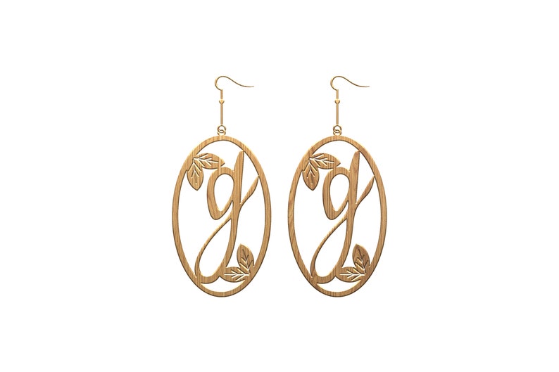 Letter Earring Svg, Letter Svg, Font Letter Svg, Font Earring Svg, Alphabet Earring Svg ...