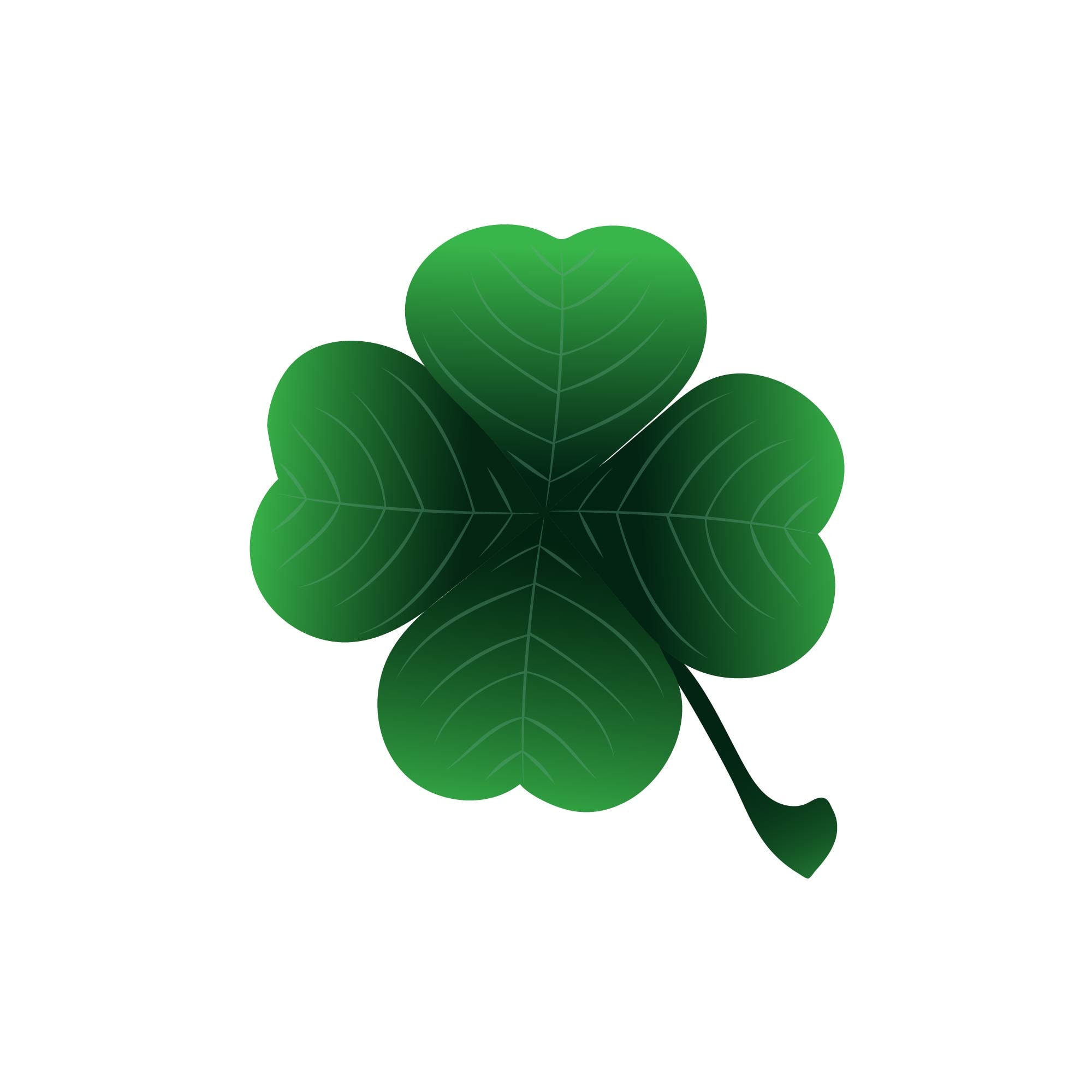 Four Leaf Clover Clipart, Leaf Transparent Vector File, Svg, Png, Jpeg ...