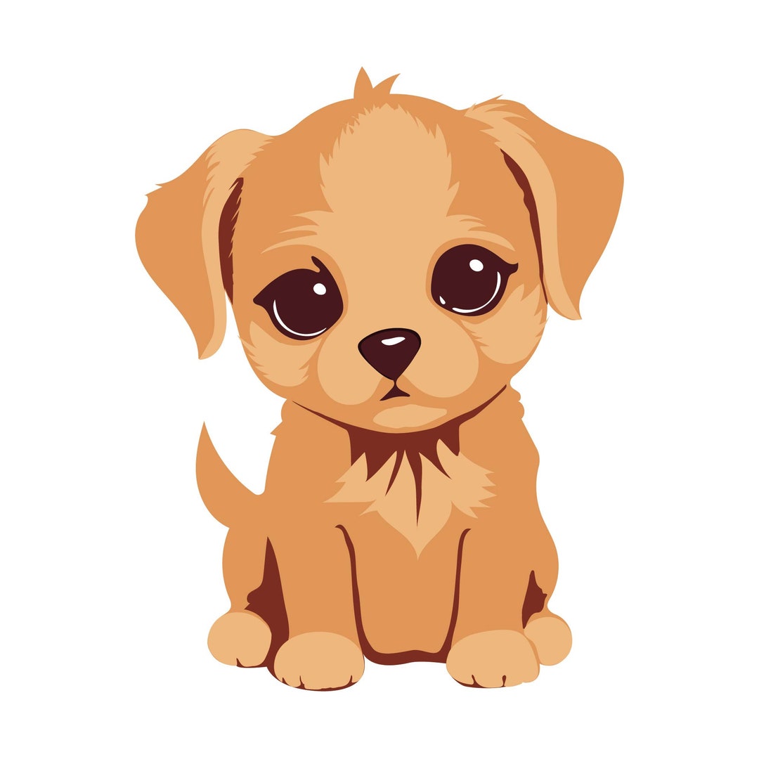Cute Puppy Clipart, Puppy Clipart, Dog Png, Pup Svg, Png, Ai, Eps ...