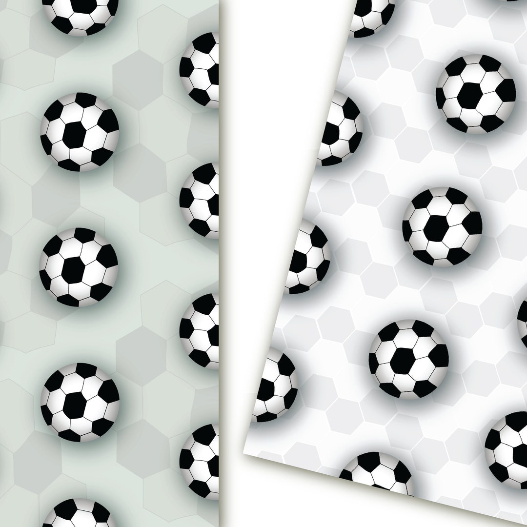 Soccer Ball Pattern: Sports Digital Paper (JPG, PNG, PDF) - Etsy