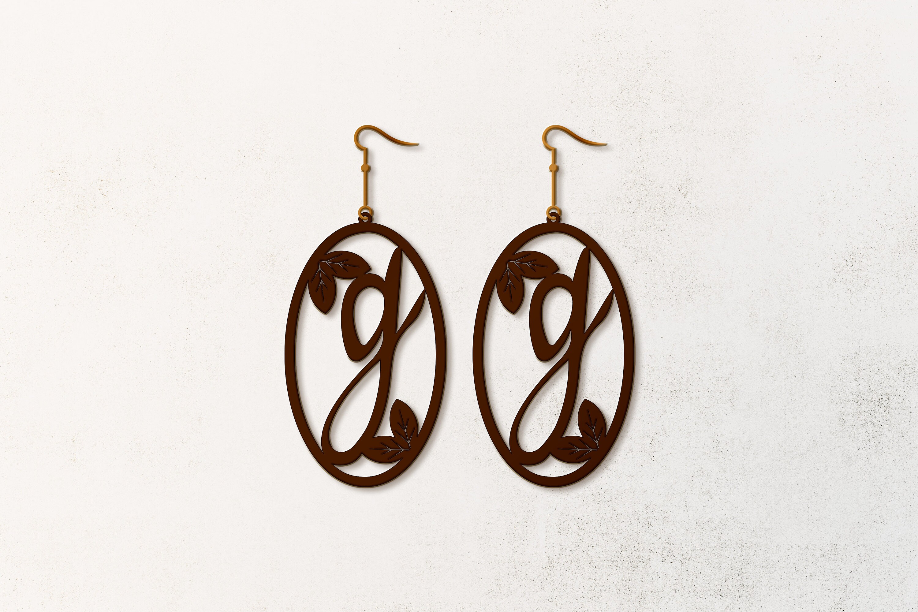 Letter Earring Svg, Letter Svg, Font Letter Svg, Font Earring Svg ...
