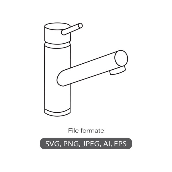 Faucet Svg - Etsy