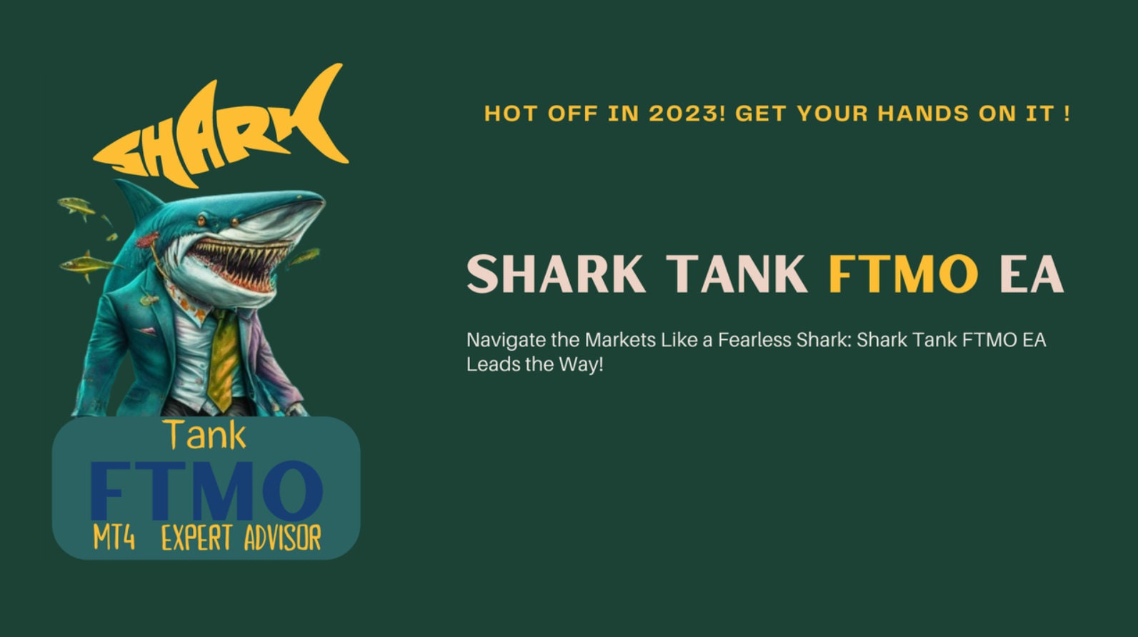 Forex Shark Tank FTMO Challenge EA 2023 - MT4 Expert Advisor - Etsy