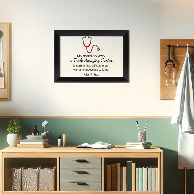 Personalized Doctor Thank You Gift, Custom Unique Doctor Gift, Glass ...