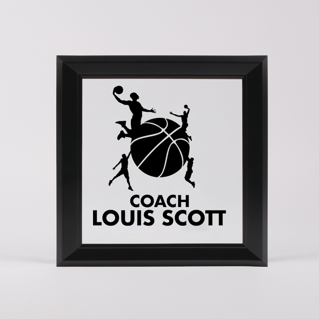 Gift for Basketball Coach Custom Basketball Coach Wall Decor - Etsy