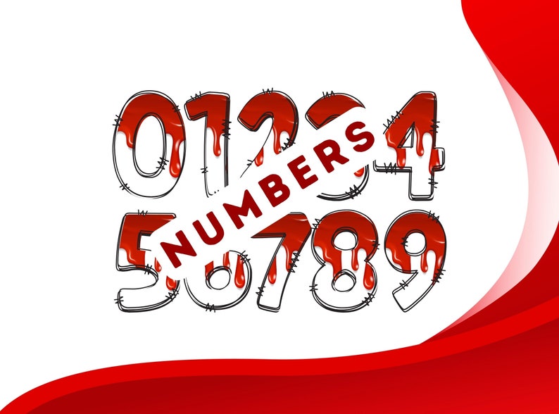 Bloody Drips Doodle Alphabet, Halloween Letters, Spooky Sublimation ...