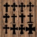 Cross Canva Frames Bundle: Christian Clipart Designs (digital Download ...