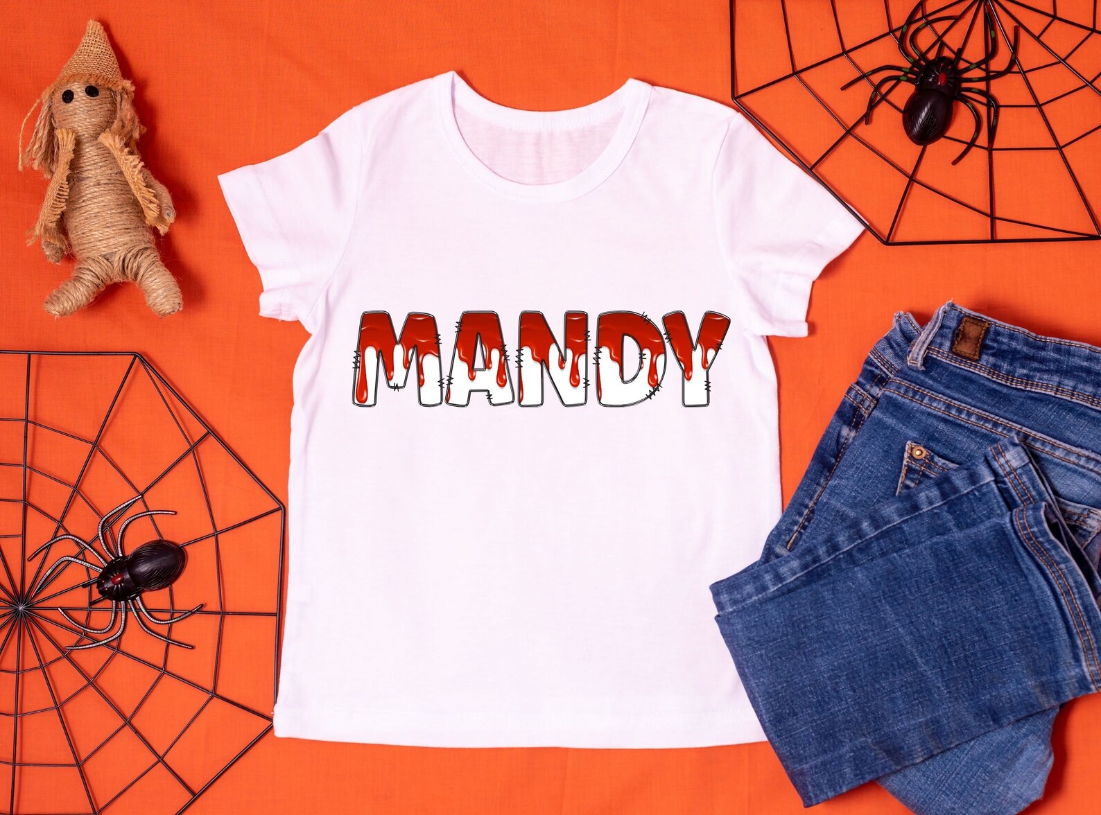 Bloody Drips Doodle Alphabet, Halloween Letters, Spooky Sublimation ...