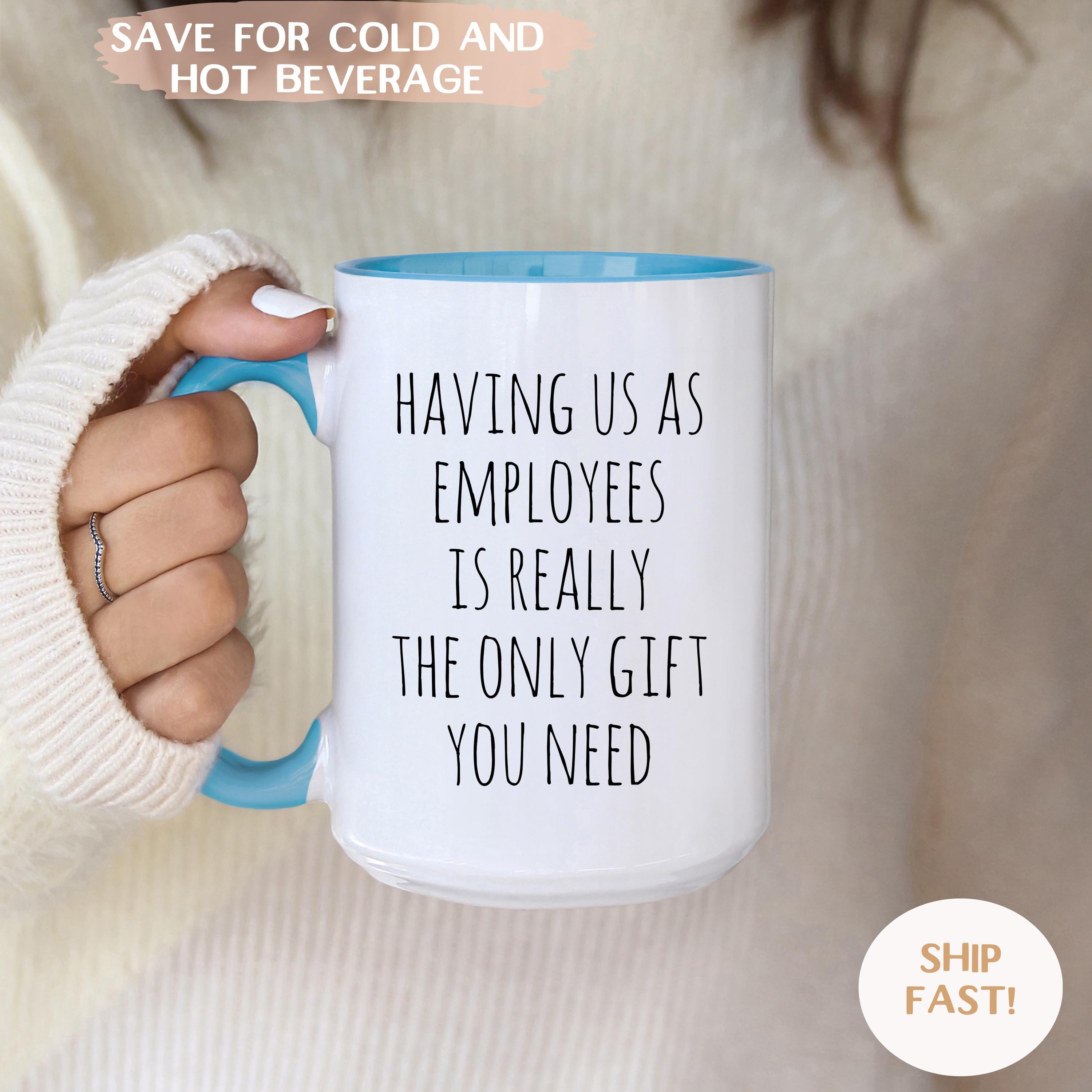 Funny Boss Gift, Custom Donkey Team Mug With Names, Personalized Office ...