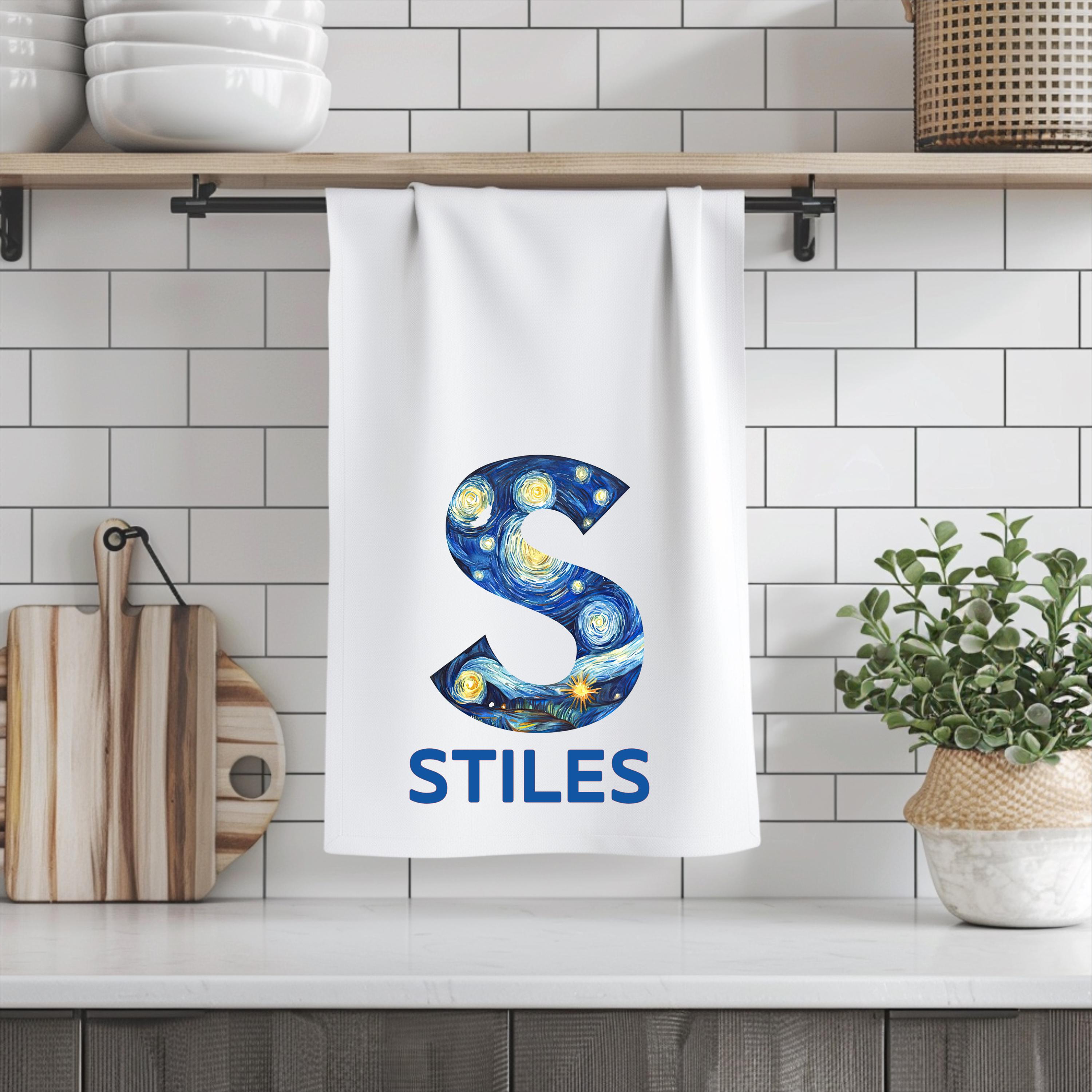 Starry Night Alphabet & Ampersand Clipart Set Van Gogh Inspired ...