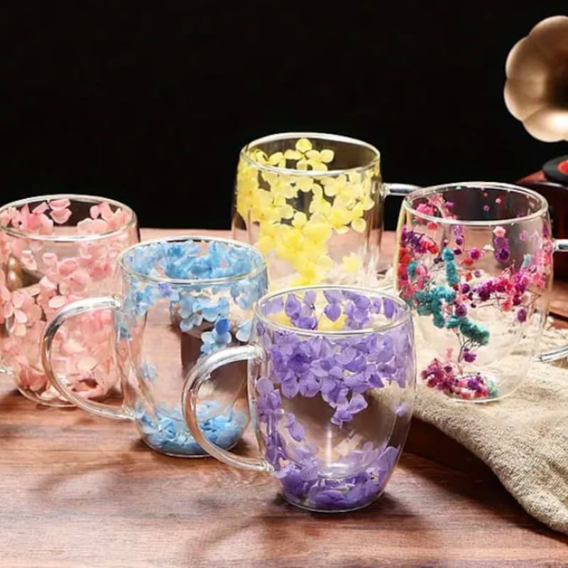 Double Layer Glass Coffee Cups - Etsy