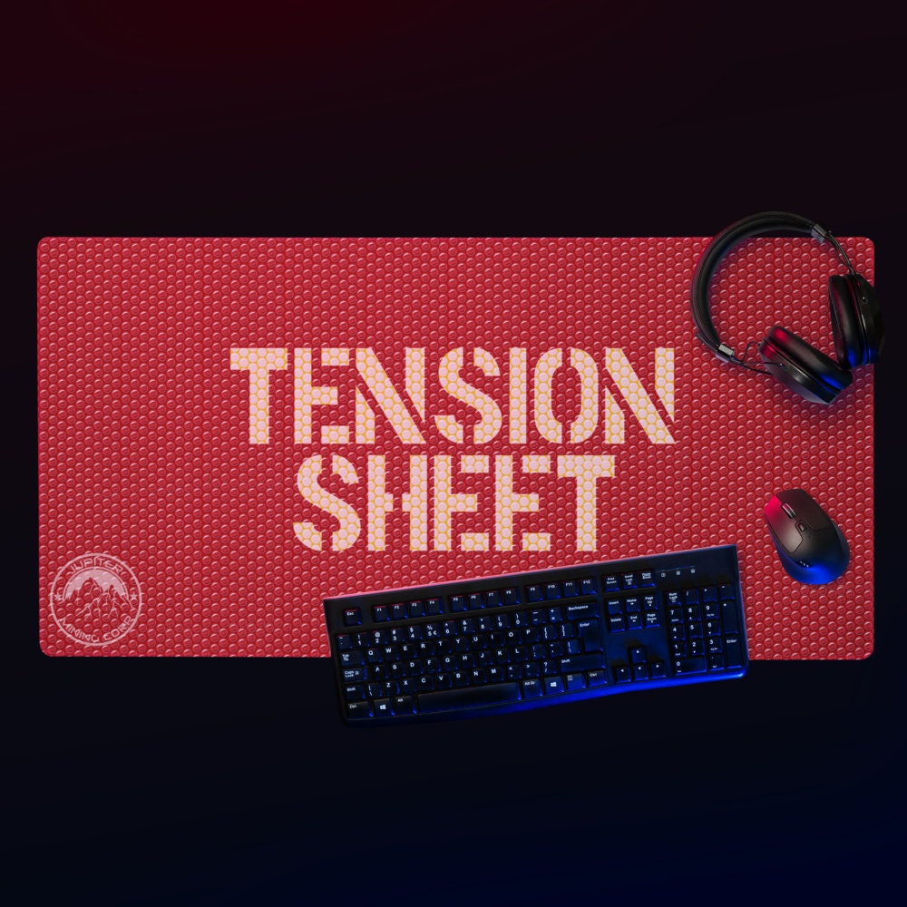 The Tension Sheet Sci-fi 36 X 18 PC Gaming Mat - Etsy