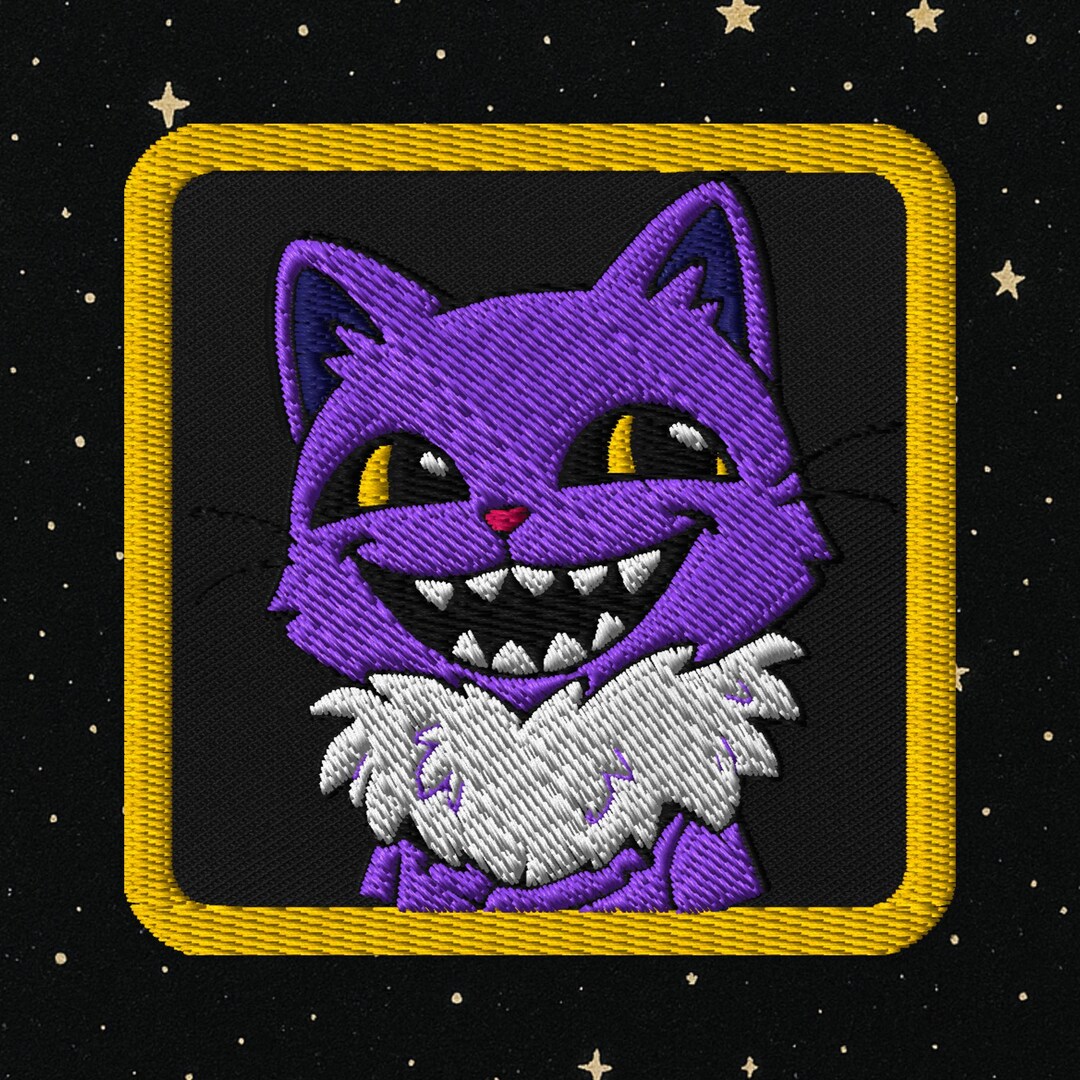 Pocketcat “termina” Embroidered Patch — Eldritch Cat Horror Iron-on ...