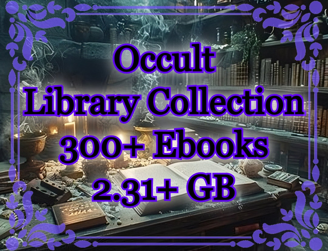 Occult Library Collection Volume 5 300 Ebooks 2.31 GB - Etsy