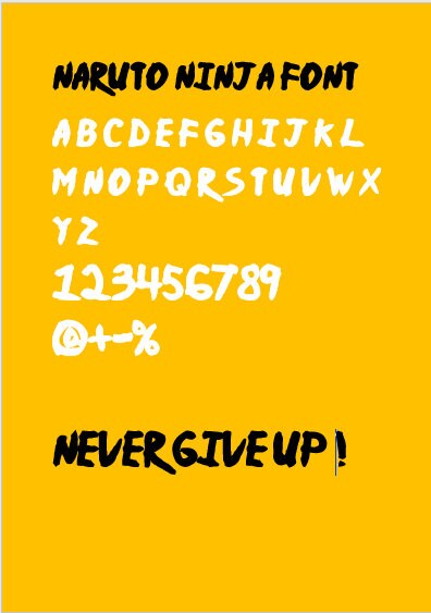 Ninja Anime Manga Font Ttf Svg Eps Png Cricut - Etsy