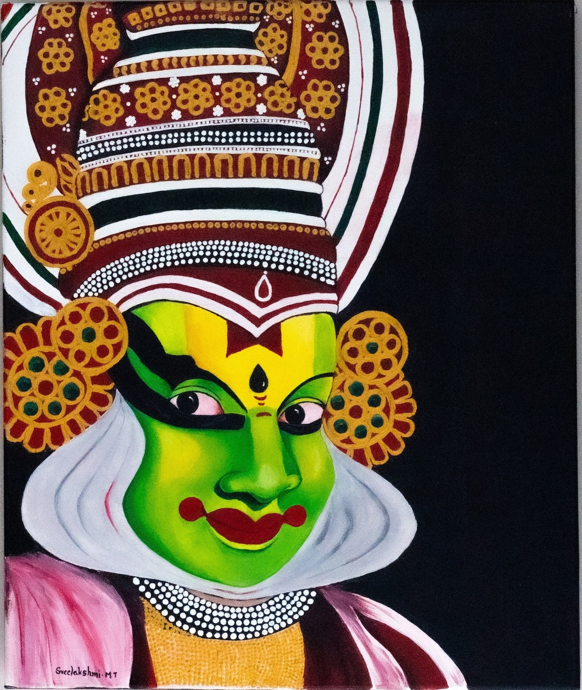 Kathakali Painting by Sree - Etsy
