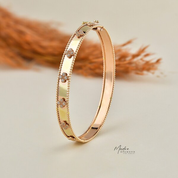 Solid Gold Bangle - Etsy