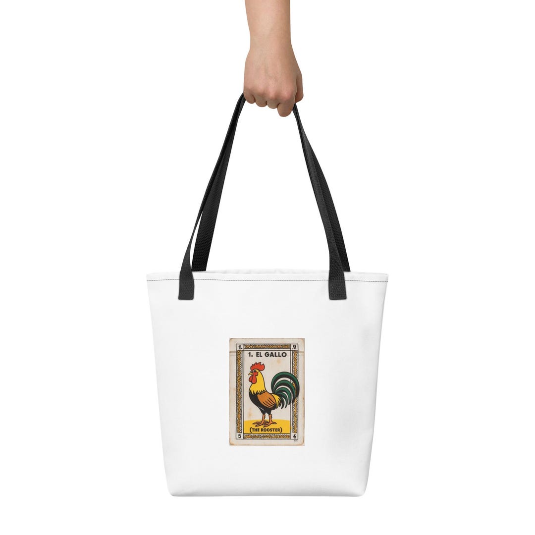 El Gallo the Rooster Tote Bag - Etsy