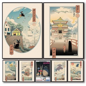 Studio Ghibli Poster - Etsy