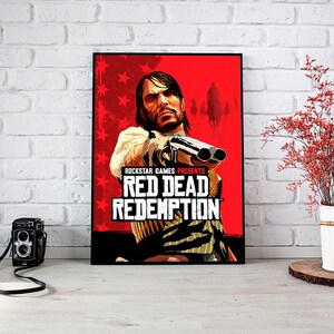 Red Dead Redemption Poster Red Dead Redemption 2 Poster Rdr Poster-rdr ...