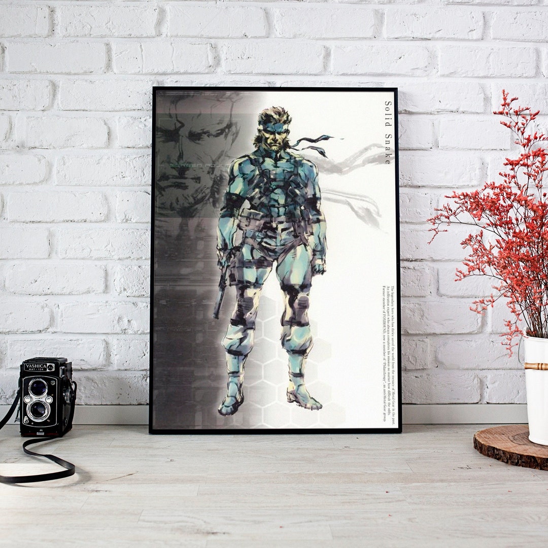 Metal Gear Solid Poster Metal Gear Solid 2 Poster Metal - Etsy