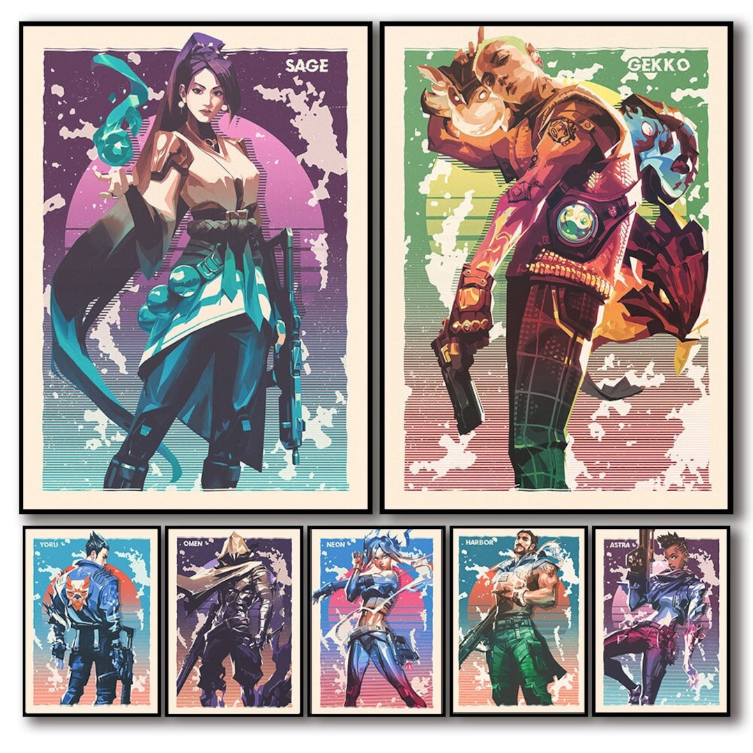 Valorant poster-21 modelos-valorant 2023 poster-valorant Judge poster ...