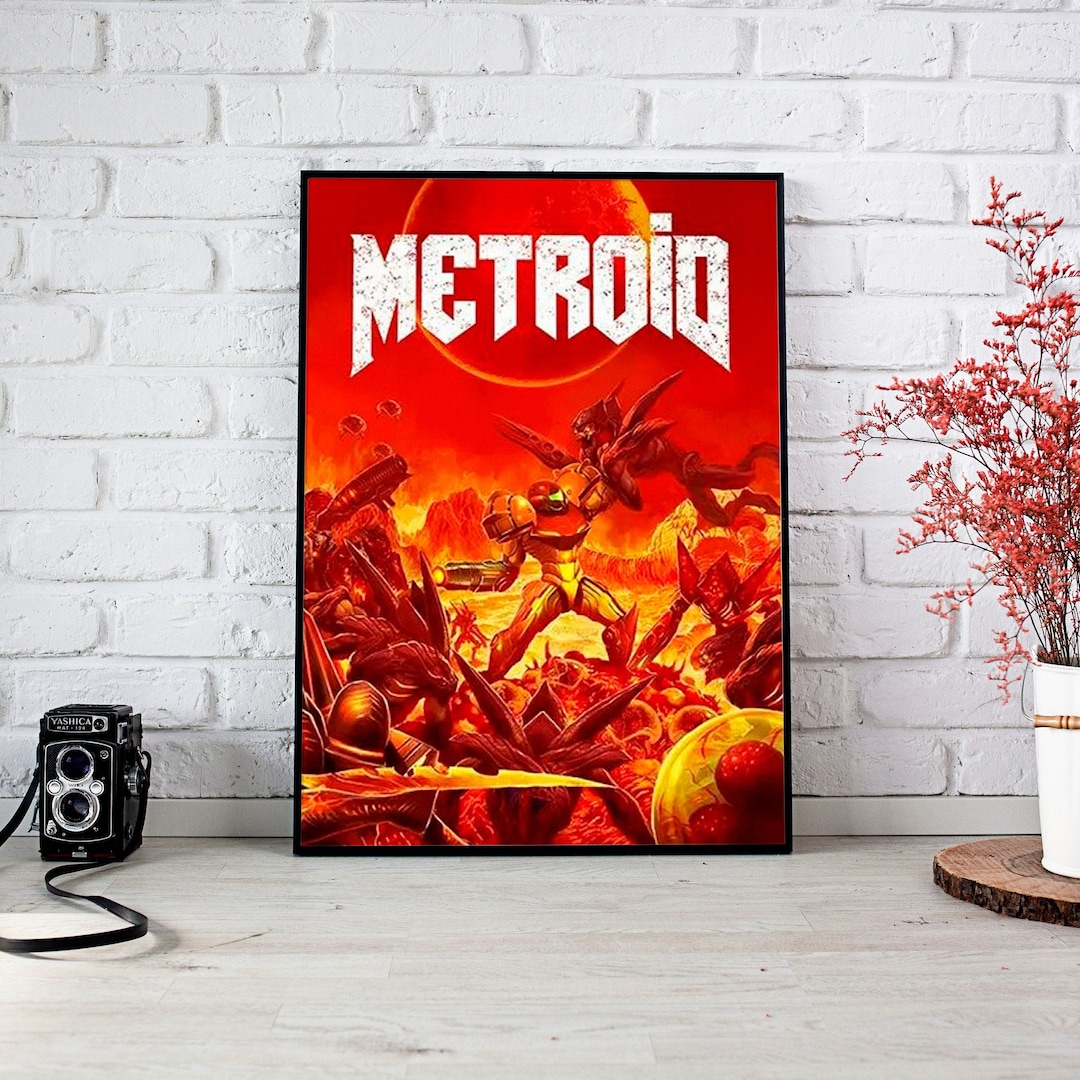 Metroid Poster Metroid Prime Poster Metroid Art Metroid Prime Retro ...